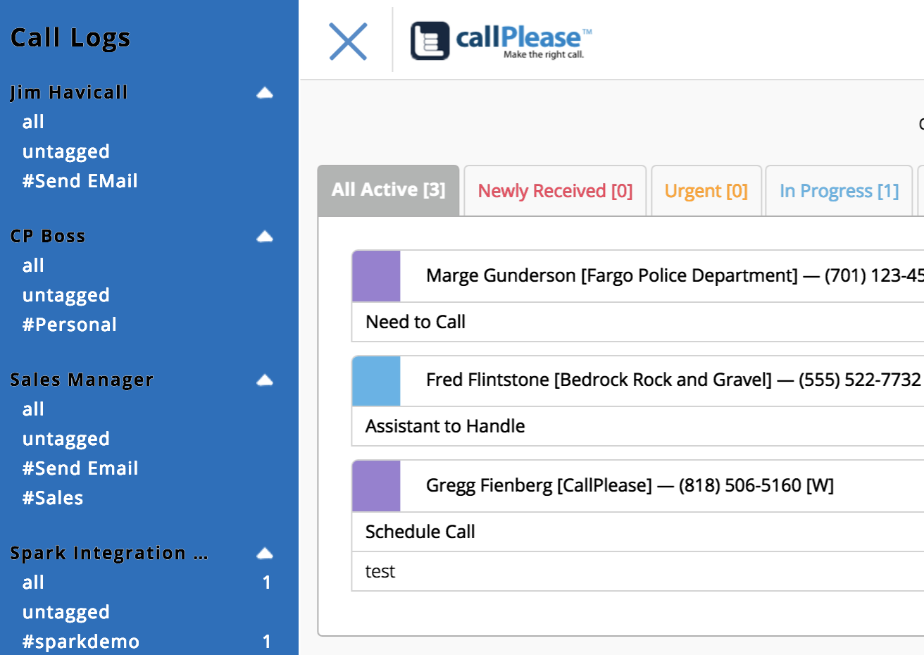 Customizing Call Actions and Tags – CallPlease Learning Center