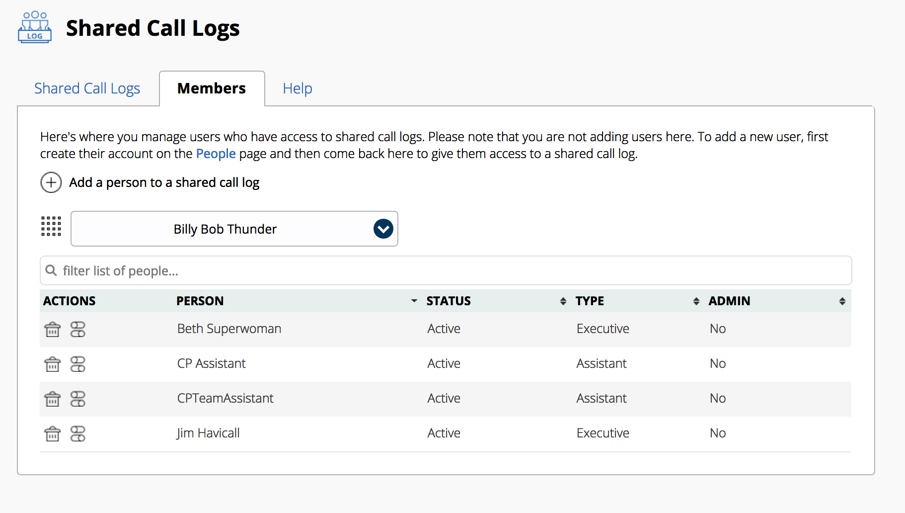 Adding or Deleting Users or Assistants – CallPlease Learning Center